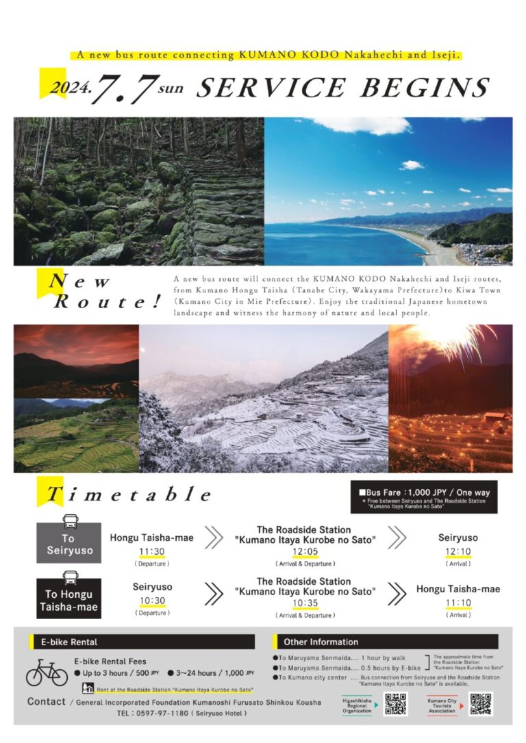 Bus – Tanabe City Kumano Tourism Bureau